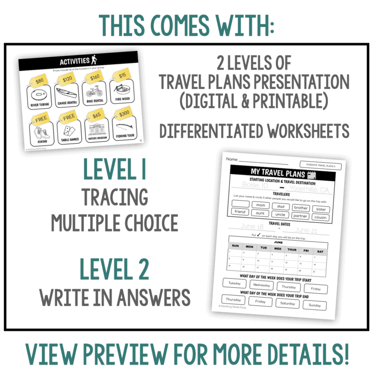 Travel Plans Activity Pack 9 - Honolulu