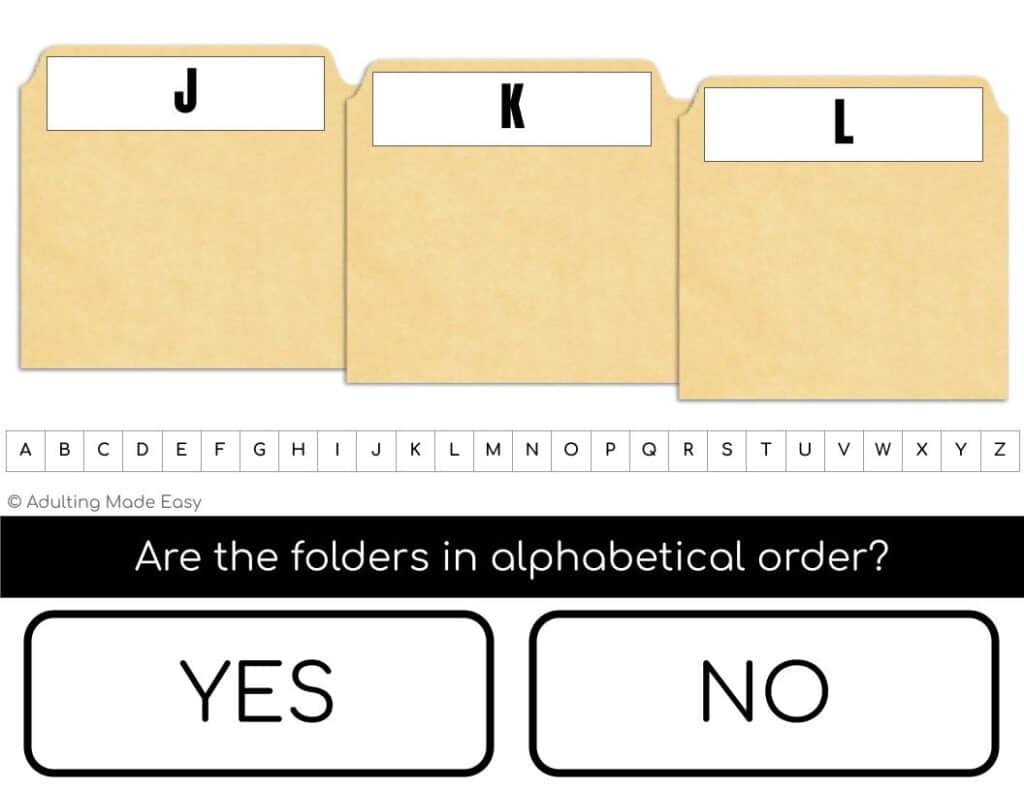 Alphabetization by Letter Digital Task Cards