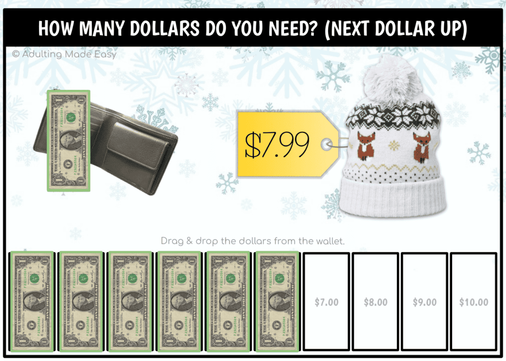 Winter Next Dollar Up to $10 Google Slides Activity - Adulting Made ...