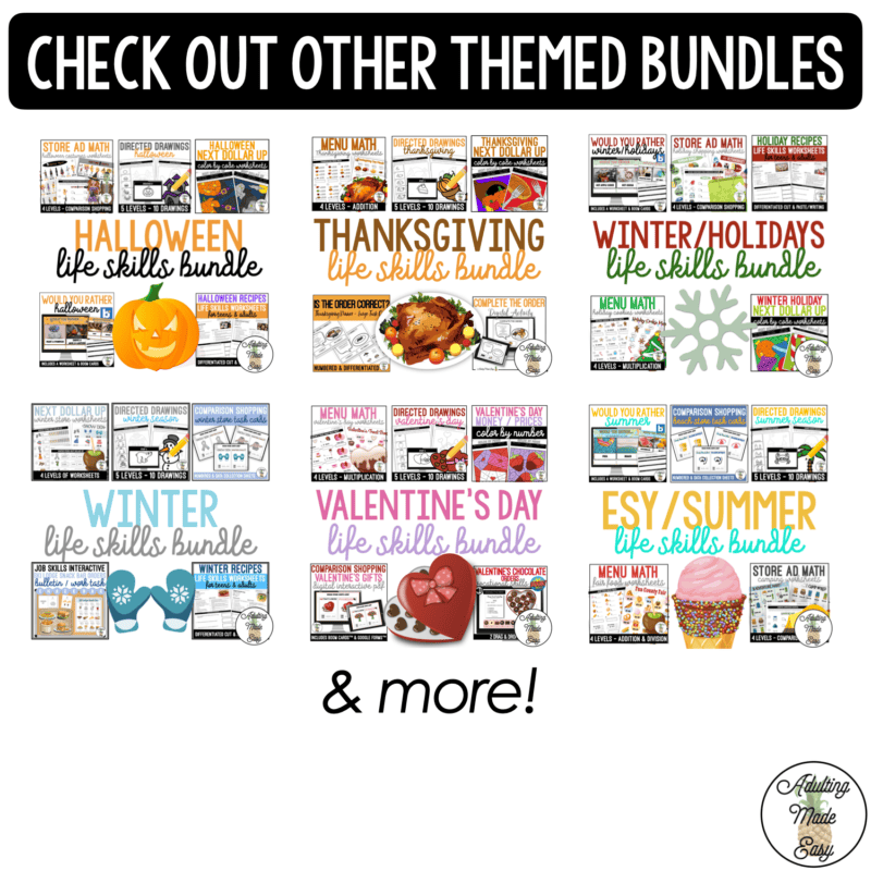 Life Skills ESY / Summer Bundle