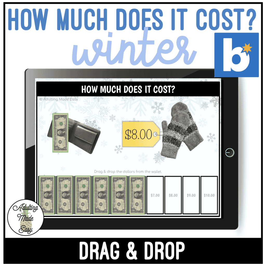 Winter How Much Does It Cost? Up to $10 Drag & Drop Boom Cards ...