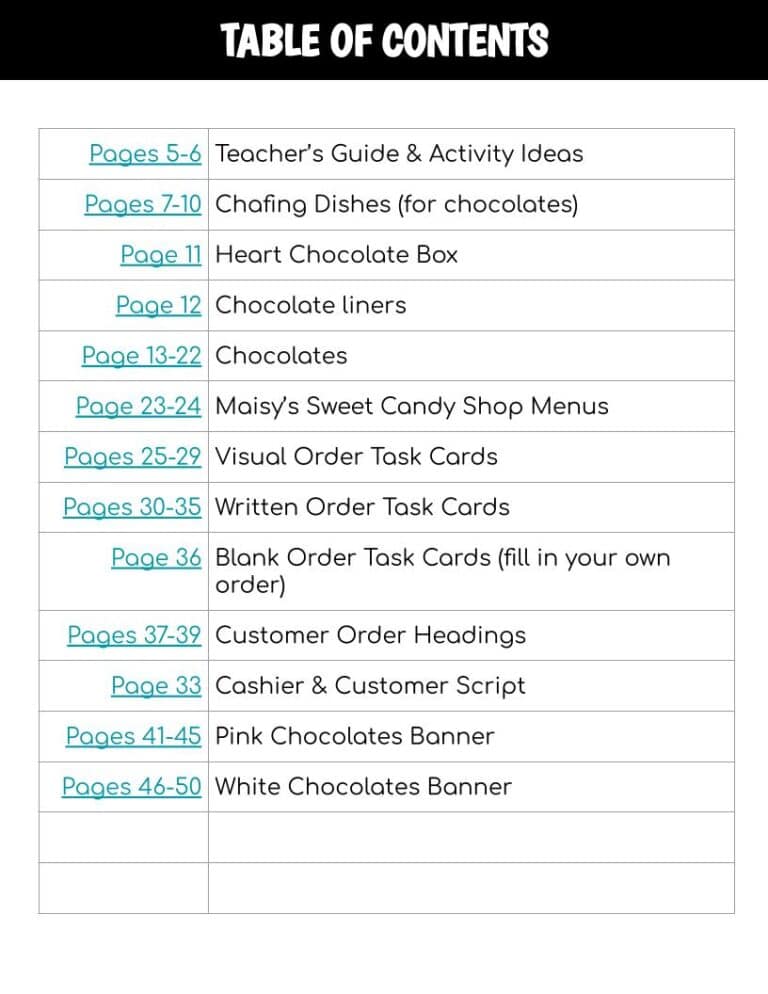 Valentine's Chocolate Order Interactive Bulletin Board Work Task ...