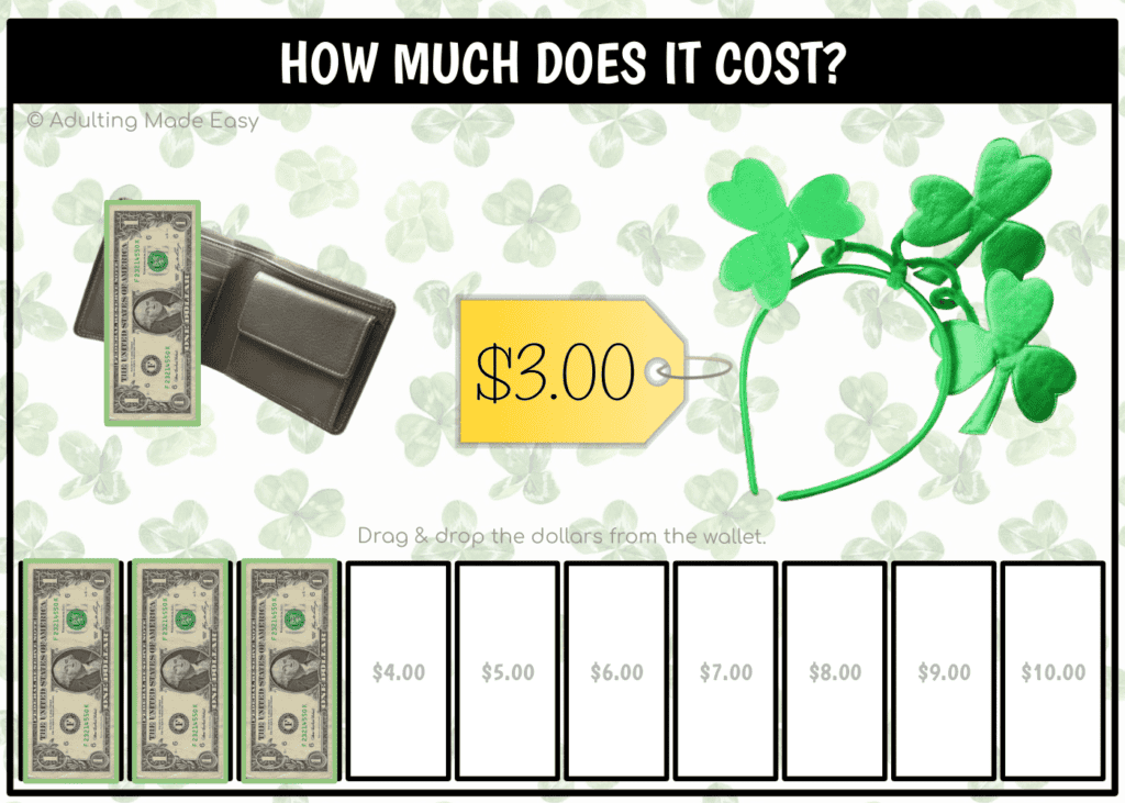 St Patricks How Much Does It Cost? Up to $10 Drag & Drop Boom Cards ...