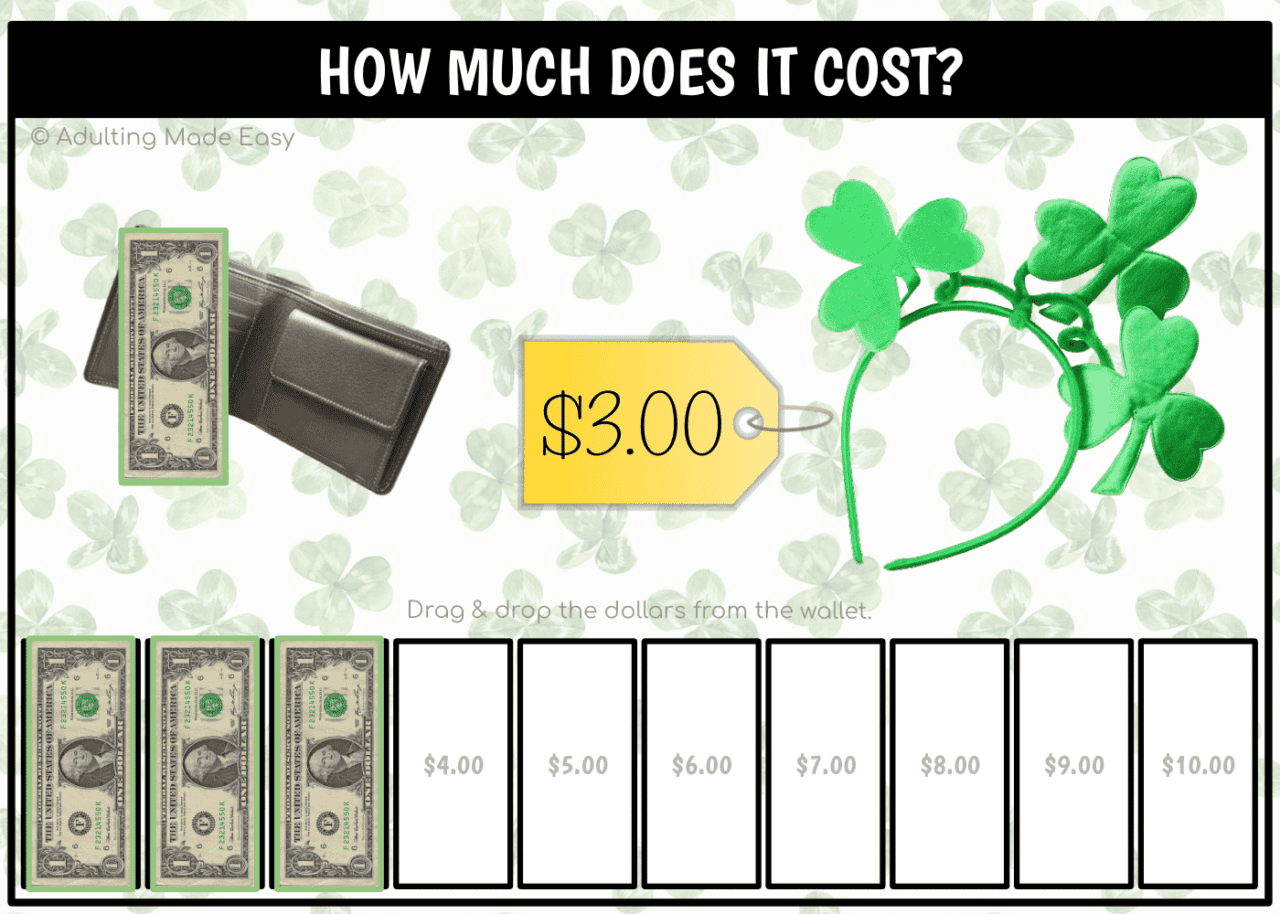 St. Patricks How Much Does It Cost? Up to $10 Google Slides Activity ...