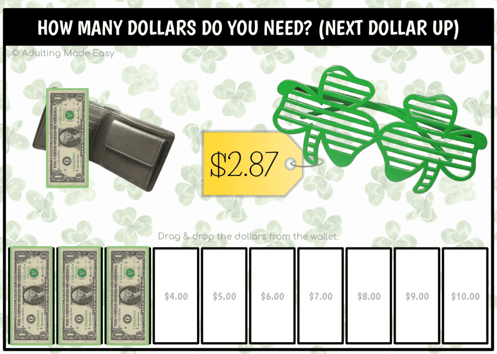 St. Patrick's Next Dollar Up to $10 Google Slides Activity - Adulting ...