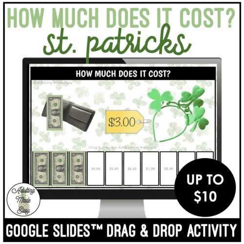 St. Patricks How Much Does It Cost? Up to $10 Google Slides Activity ...