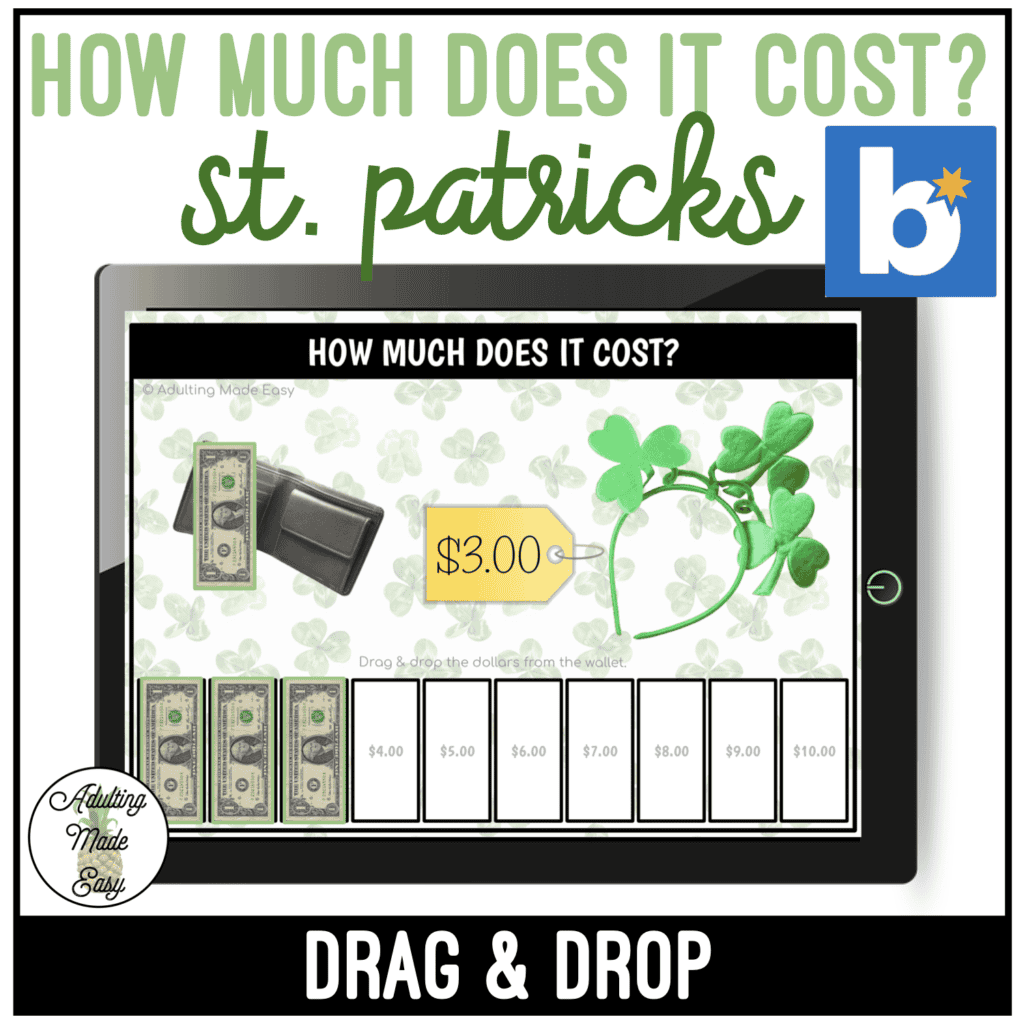 St Patricks How Much Does It Cost? Up to $10 Drag & Drop Boom Cards ...