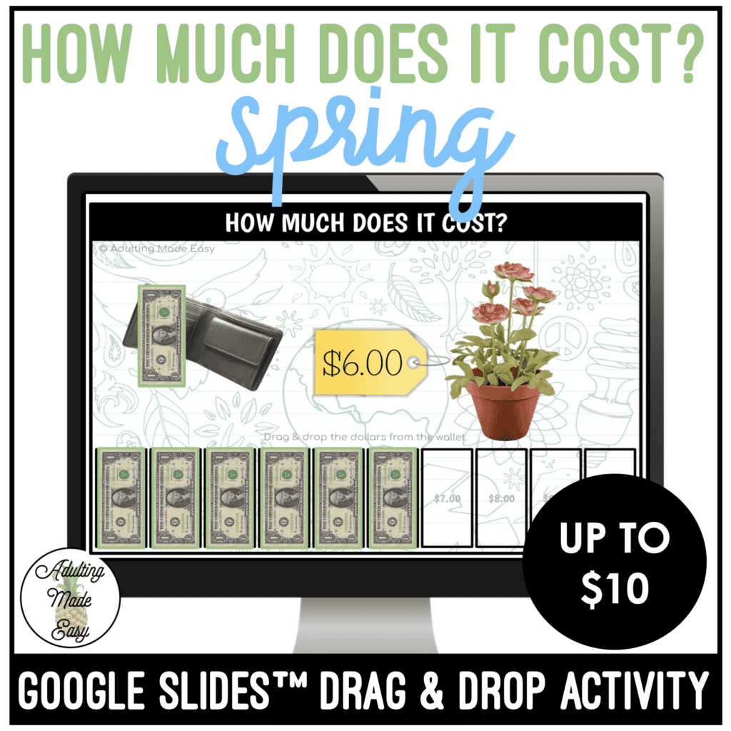 Spring How Much Does It Cost? Up to $10 Google Slides Activity ...