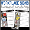 Workplace Signs Functional Vocabulary BUNDLE - Adulting Made Easy LLC