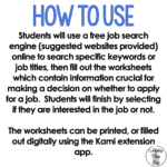 Job Search Engine Scavenger Hunt - Adulting Made Easy LLC
